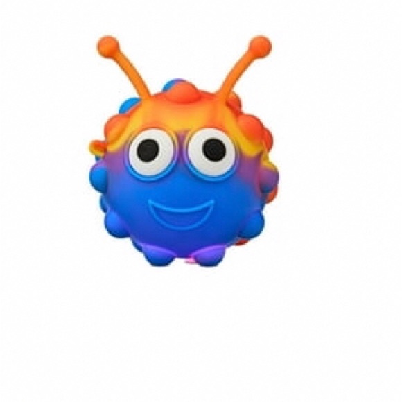 Toys | Light Up Alien Fidget Bouncing Squishy Stress Ball Multi Color ...